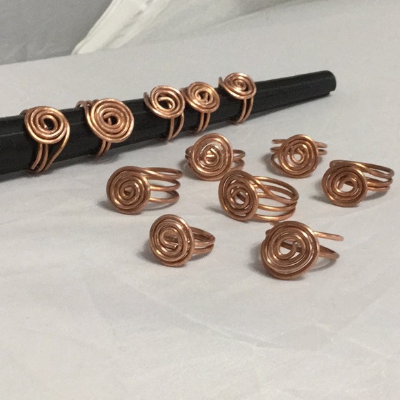 Handmade in The Glen of Lady Reeves | Jewelry | Round Copper Spiral ...